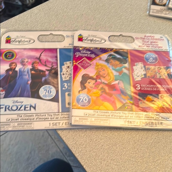 Disney | Toys | Disney Princess And Frozen Colorforms | Poshmark